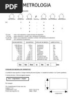 Tabela de Conversão de Polegadas para Milímetros e Centímetros | PDF ...
