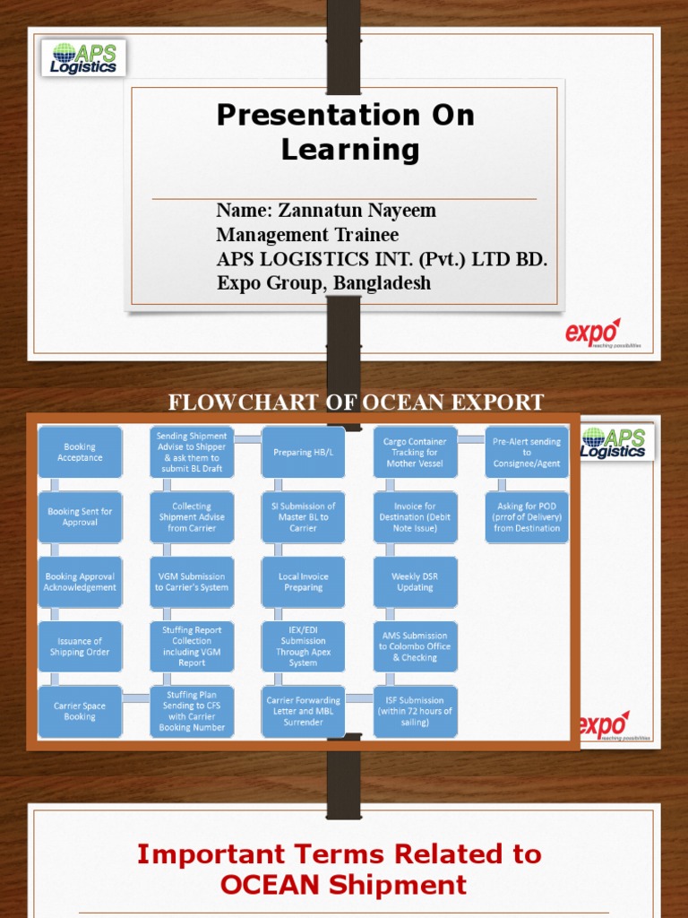 Freight Forwarding Learning Presentation | PDF | Bill Of Lading | Cargo