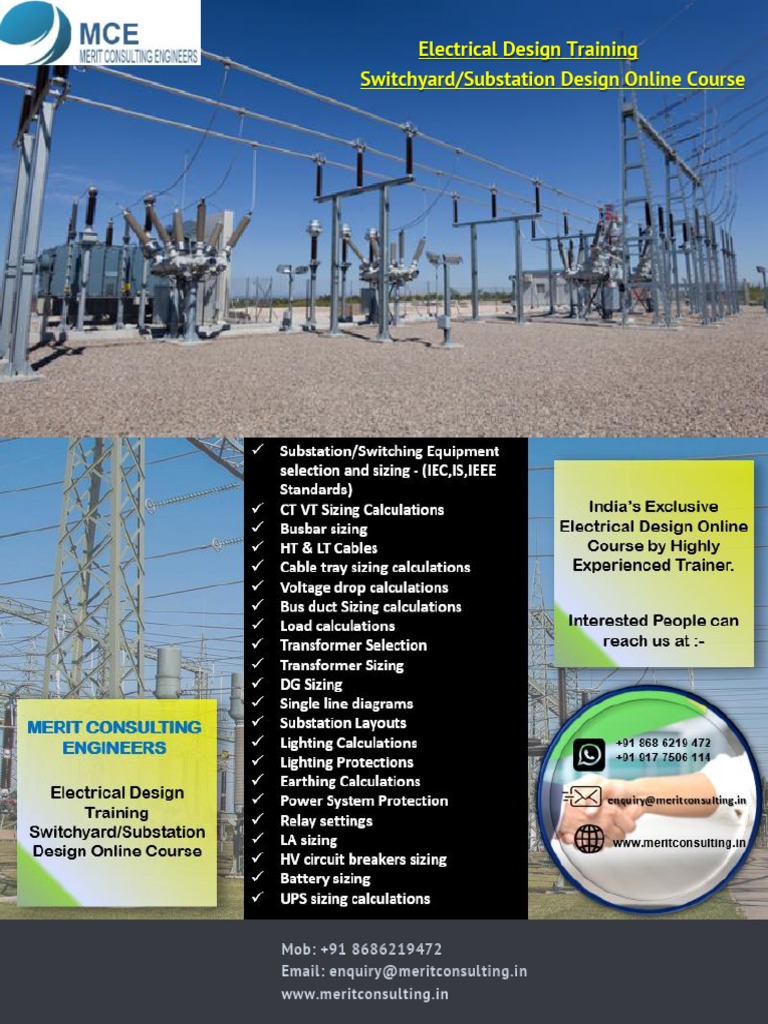 Substation Design Course | PDF