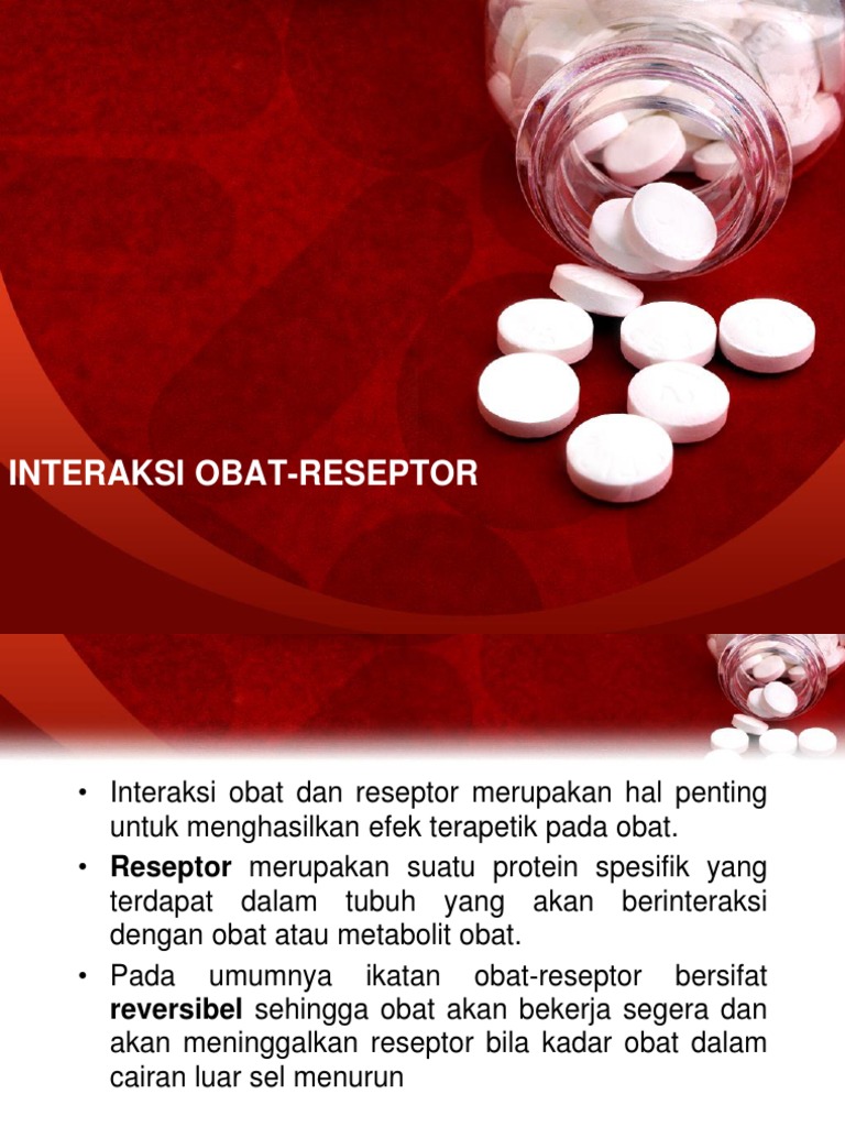 Interaksi Obat dengan Reseptor dan Afinitas | PDF | Pengembangan Diri