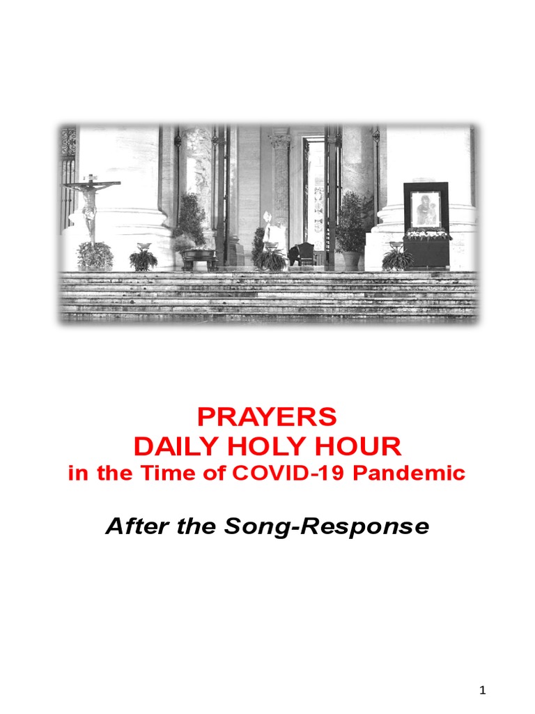 Prayers For Daily Holy Hour-BOOKLET FORM | PDF | God The Father | Prayer