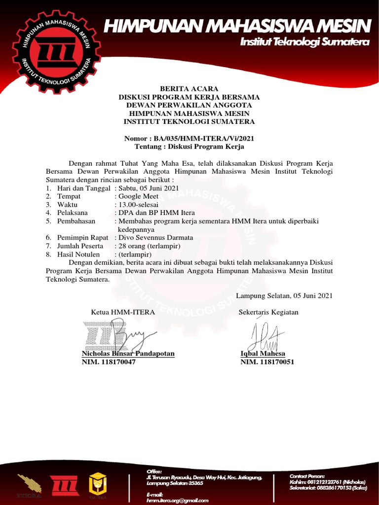 OPTIMIZED HMM ITERA MEETING SUMMARY | PDF