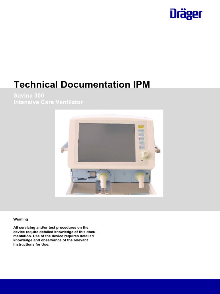 Technical Documentation IPM: Savina 300 Intensive Care Ventilator | PDF ...