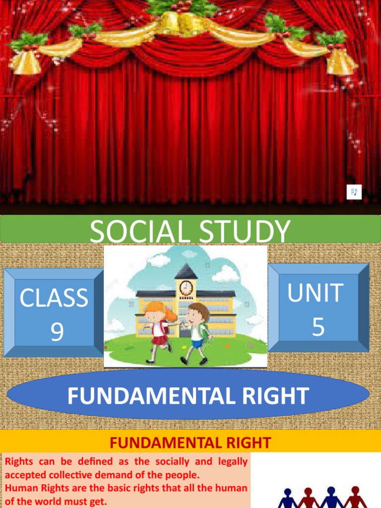 Fundamental Rights Class - 9 | PDF | Ethical Principles | Policy