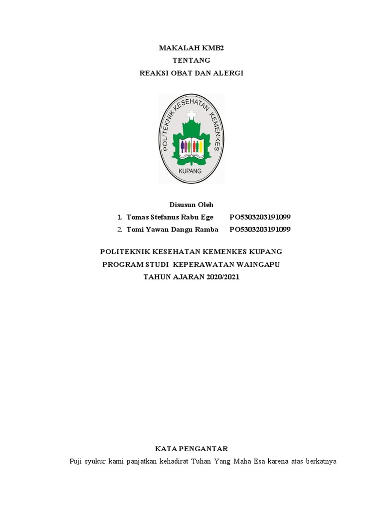 Reaksi Obat Dan Alergi | PDF