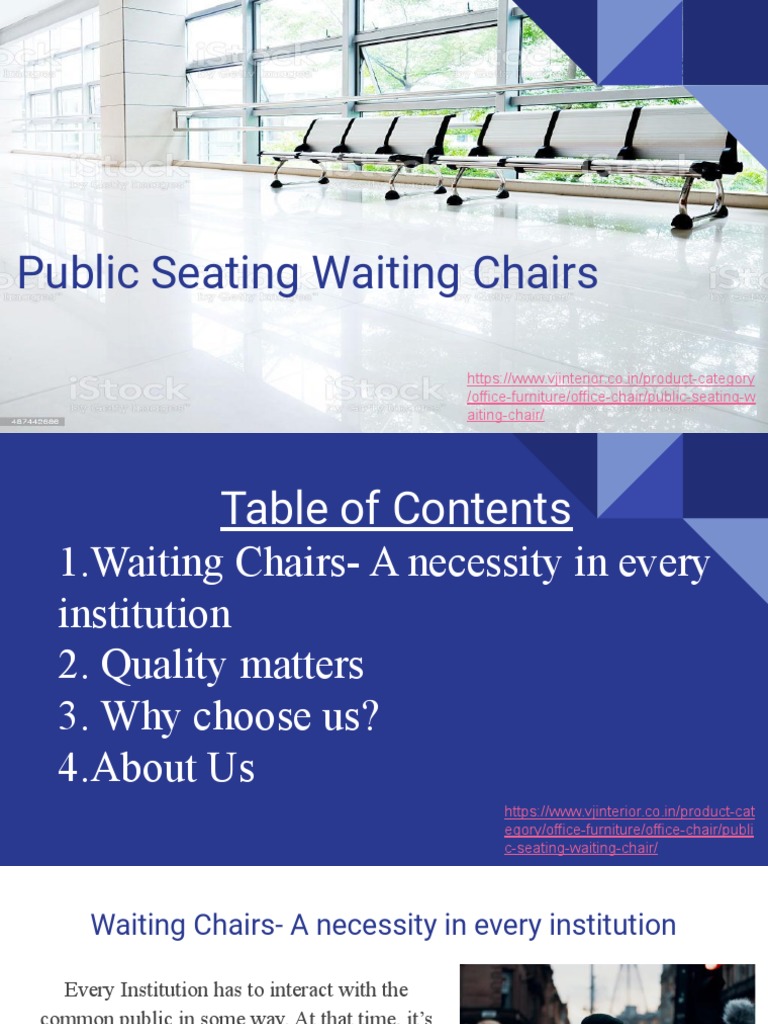 Essential Public Waiting Chairs Guide | PDF | Career & Growth | Business