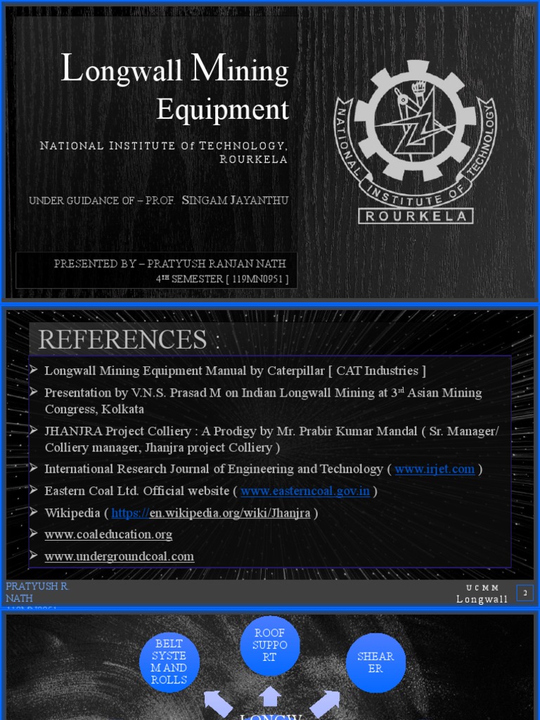 Longwall Mining Equipment Guide | PDF | Fossil Fuels | Coal Mining