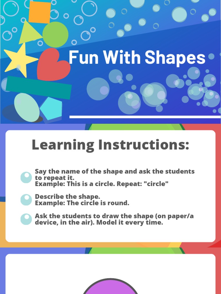 Fun With Shapes | PDF | Home & Garden