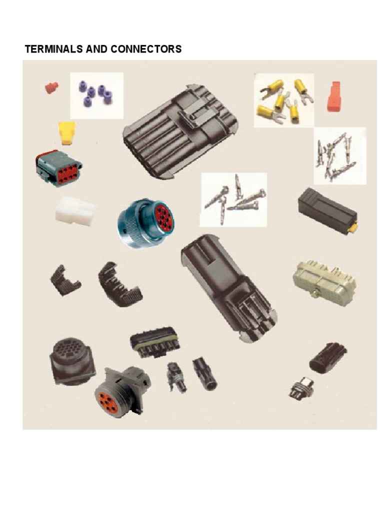 Terminals and Connectors Guide | PDF | Electrical Connector | Building ...