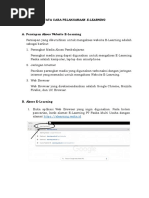 Panduan Penggunaan Web Elearning-Peserta Full | PDF