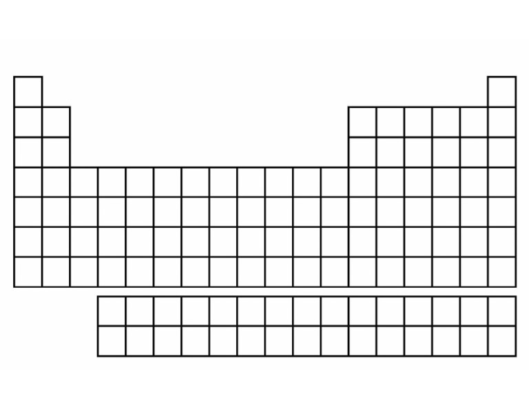 Blank Periodic Table For Print | PDF