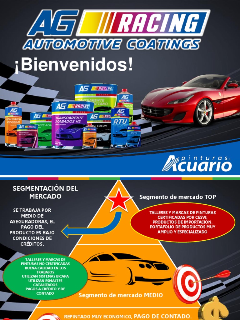 Presentacion Productos Ag Racing 2018 | PDF | Pintar | Pinturas