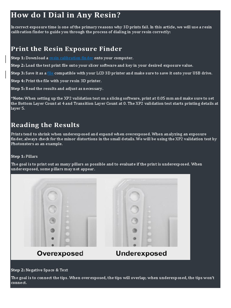 Photonsters Resin XP2 Validation | PDF | Computers