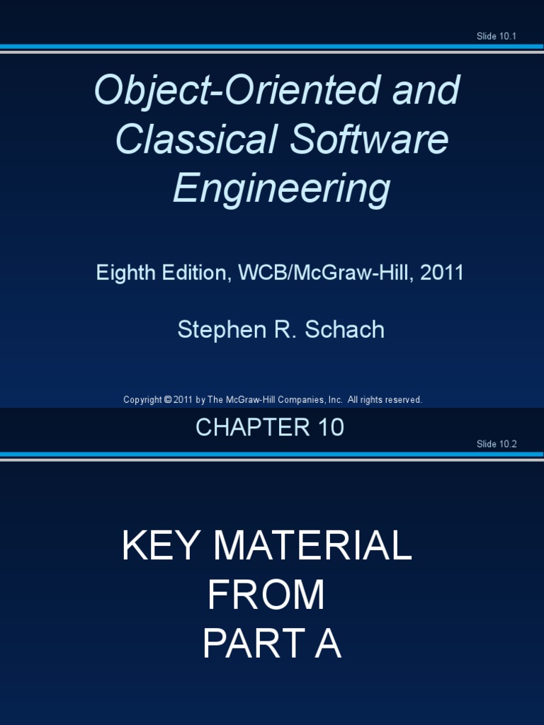Object-Oriented and Classical Software Engineering: Stephen R. Schach | Download Free PDF ...
