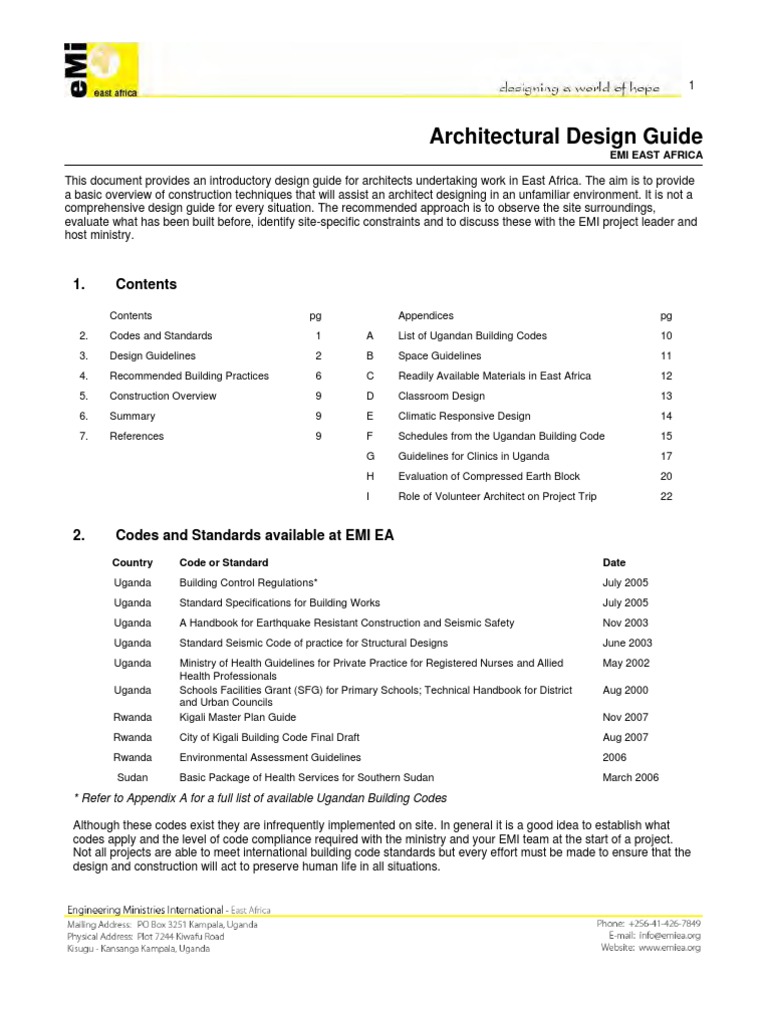 Architectural Design Guide: Emi East Africa | Download Free PDF | Roof ...