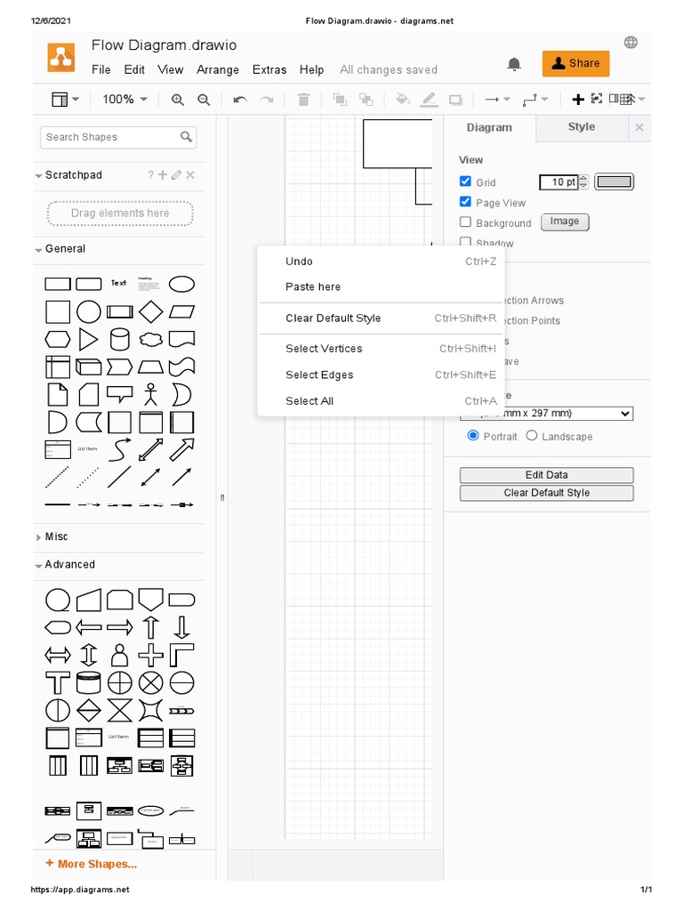 Flow Diagram - Drawio | PDF | Page Layout | Computing