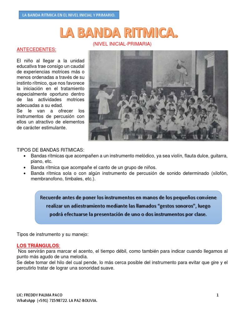 La Banda Ritmica | PDF | Ritmo | Composiciones Musicales