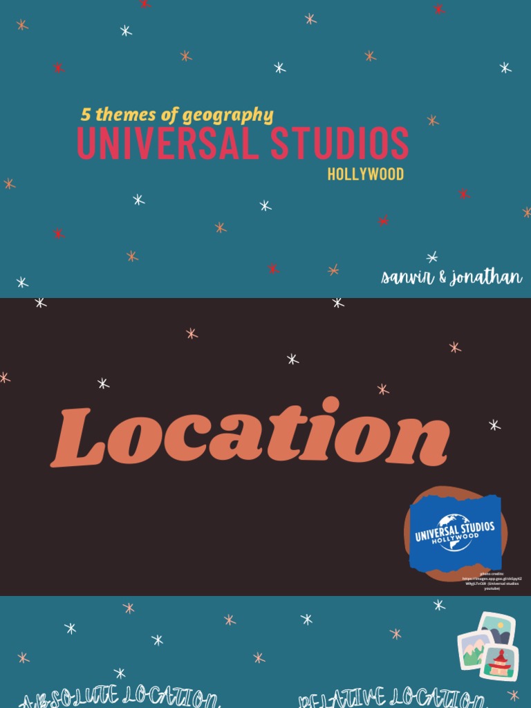 5 Themes of Geography: Universal Studios | PDF