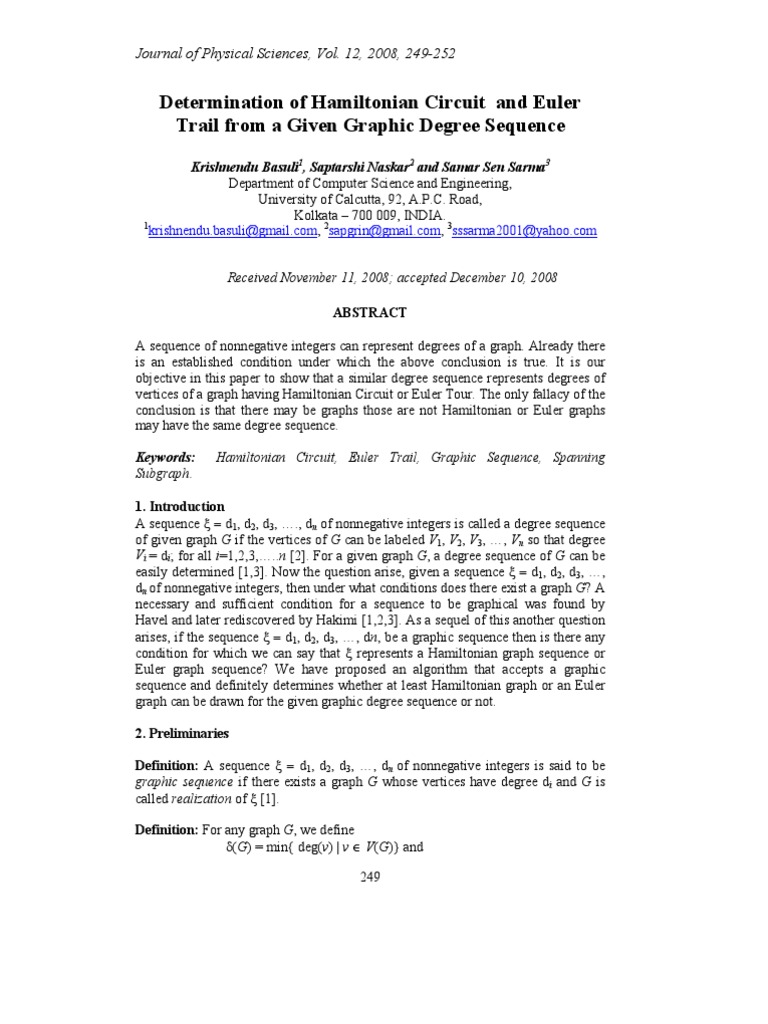 Graphs Determination | PDF | Vertex (Graph Theory) | Discrete Mathematics