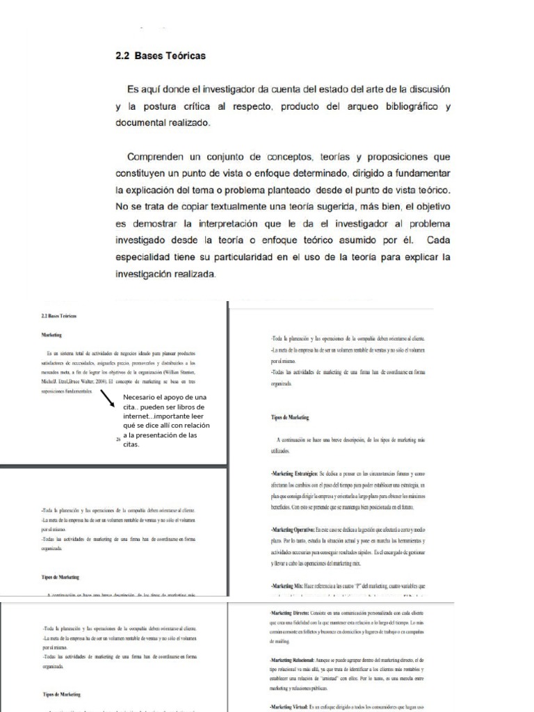 Ejemplo de Bases Teóricas | PDF