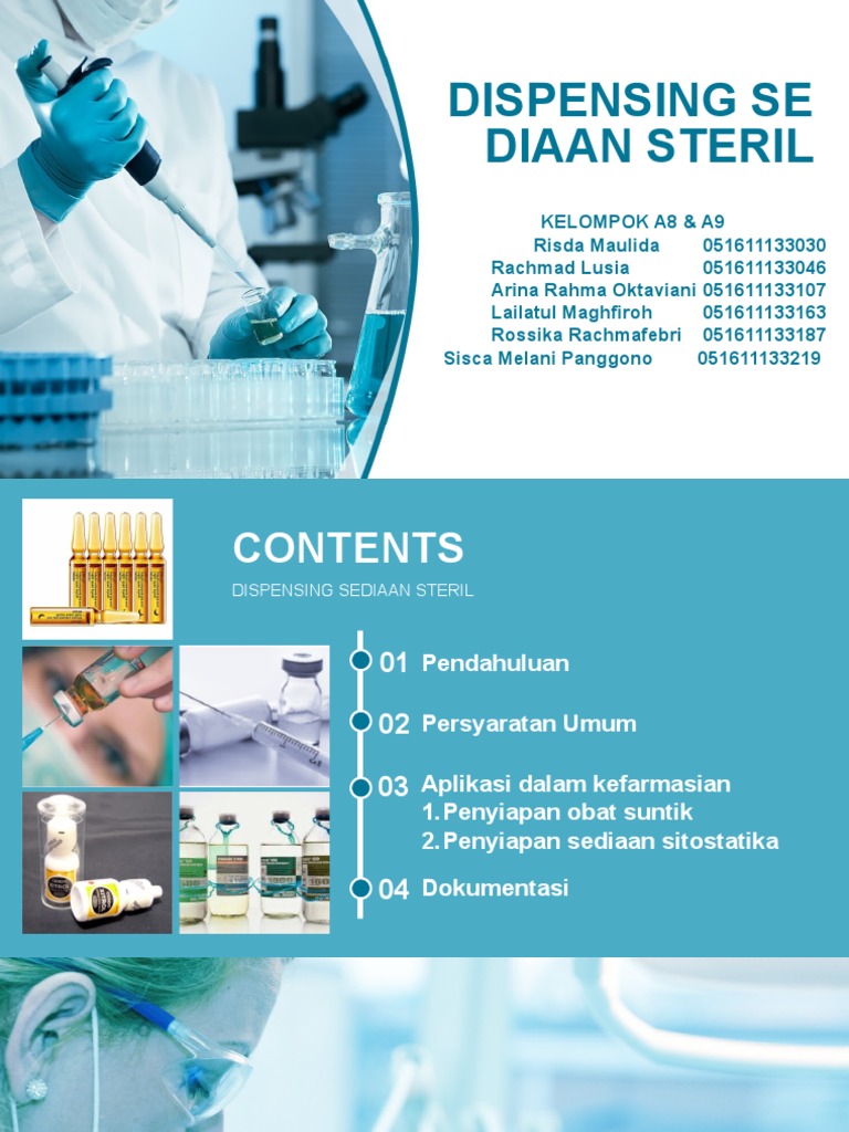 Steril P-Dispensing Sediaan Steril A8a9 | PDF