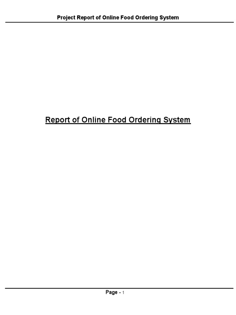 Online Food Ordering System | PDF | Relational Database | Software Testing