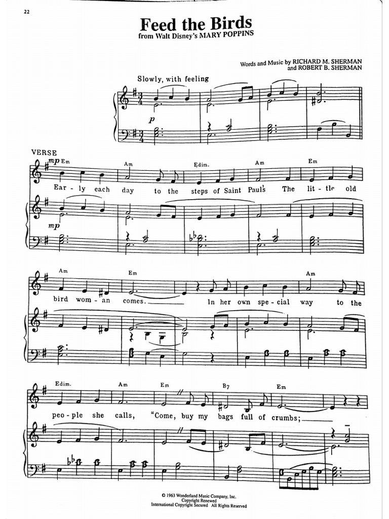 Feed The Birds | PDF