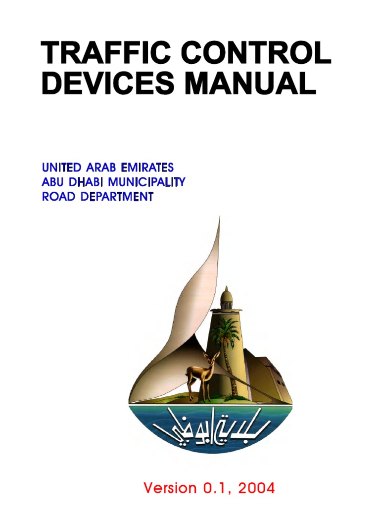Abu Dhabi Traffic Control Devices Manual | PDF | Interchange (Road ...