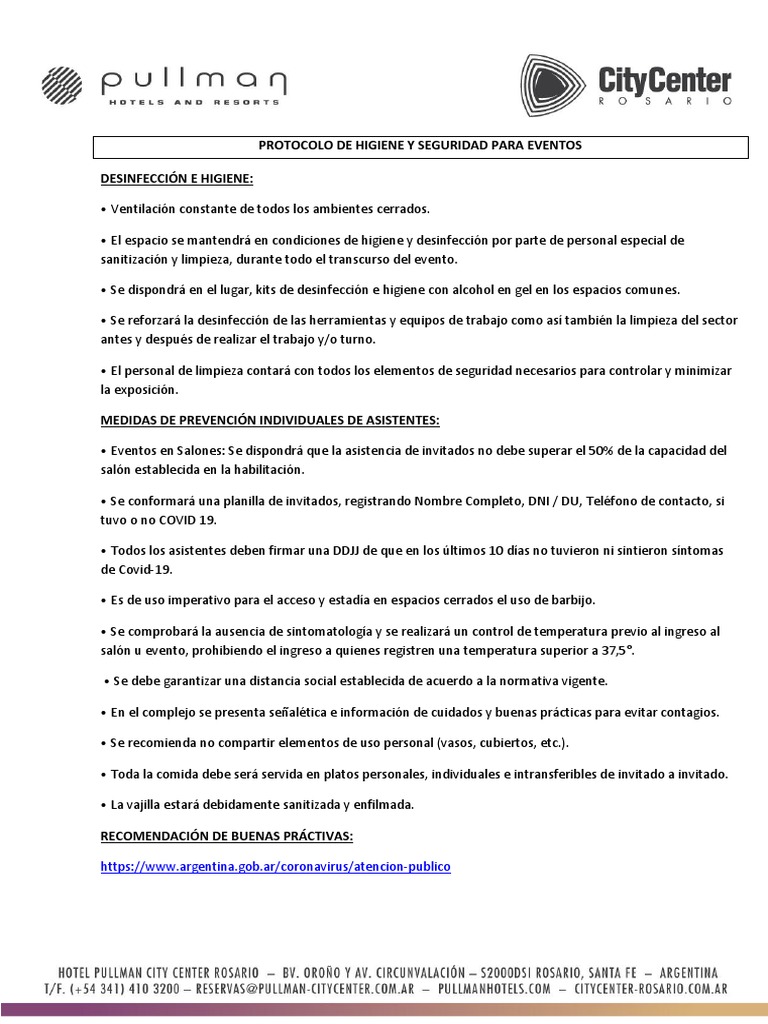 Protocolo para Eventos | PDF