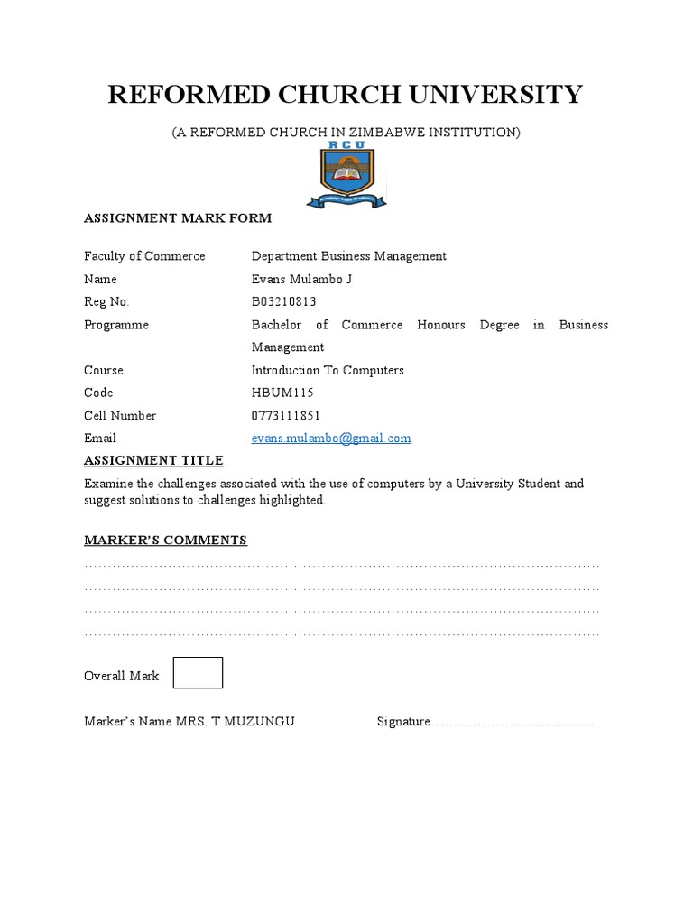 Intro To Computers Assignment 1 | PDF | Malware | Information Technology