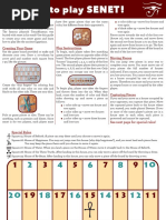Make Your Own Senet Game - 0 | PDF | Ancient Egypt