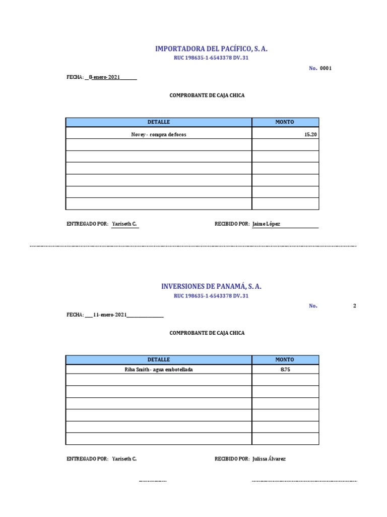 Caso Práctico 1 Solución - Caja Menuda | Descargar gratis PDF ...