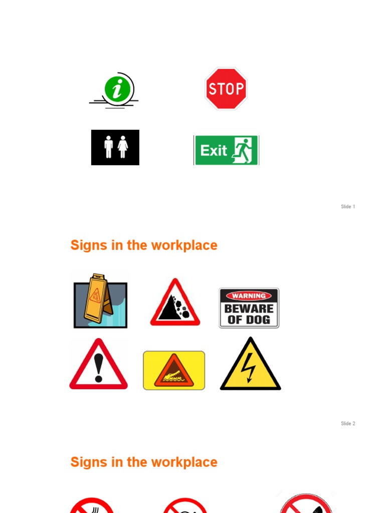 Signs and Symbols | PDF