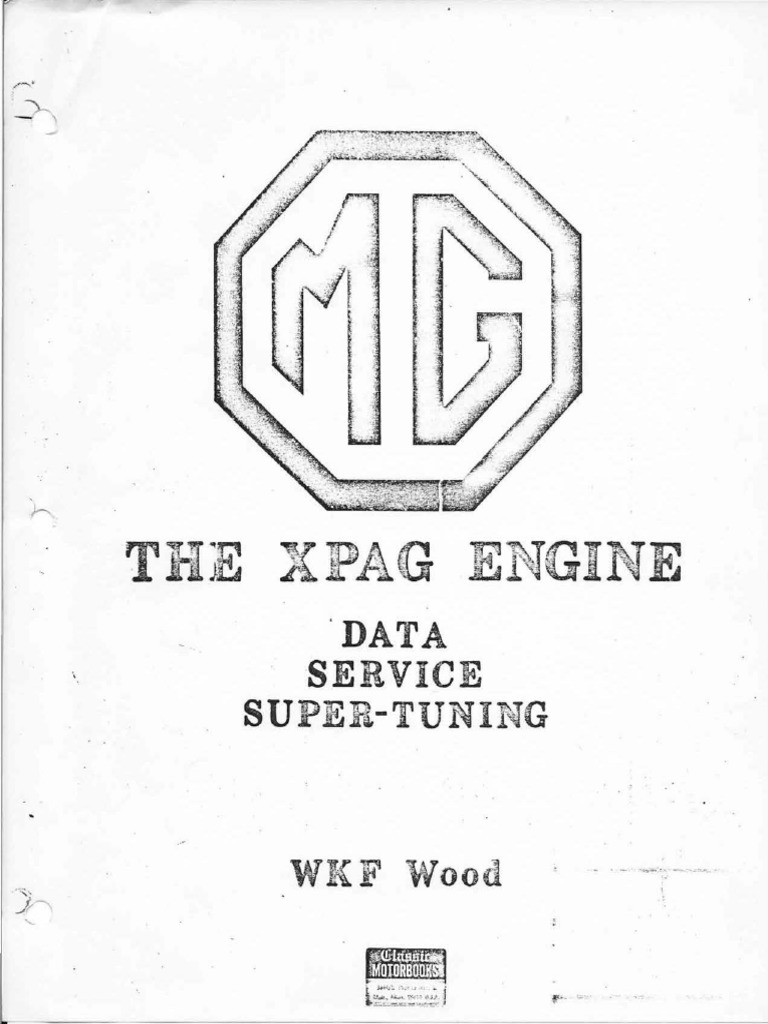 Xpag Engine: Service Super-Tuning | PDF | Screw | Horsepower