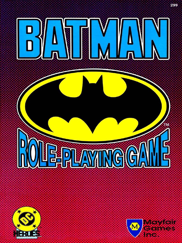 MFG299 Batman - Role-Playing Game | PDF | Leisure | Nature