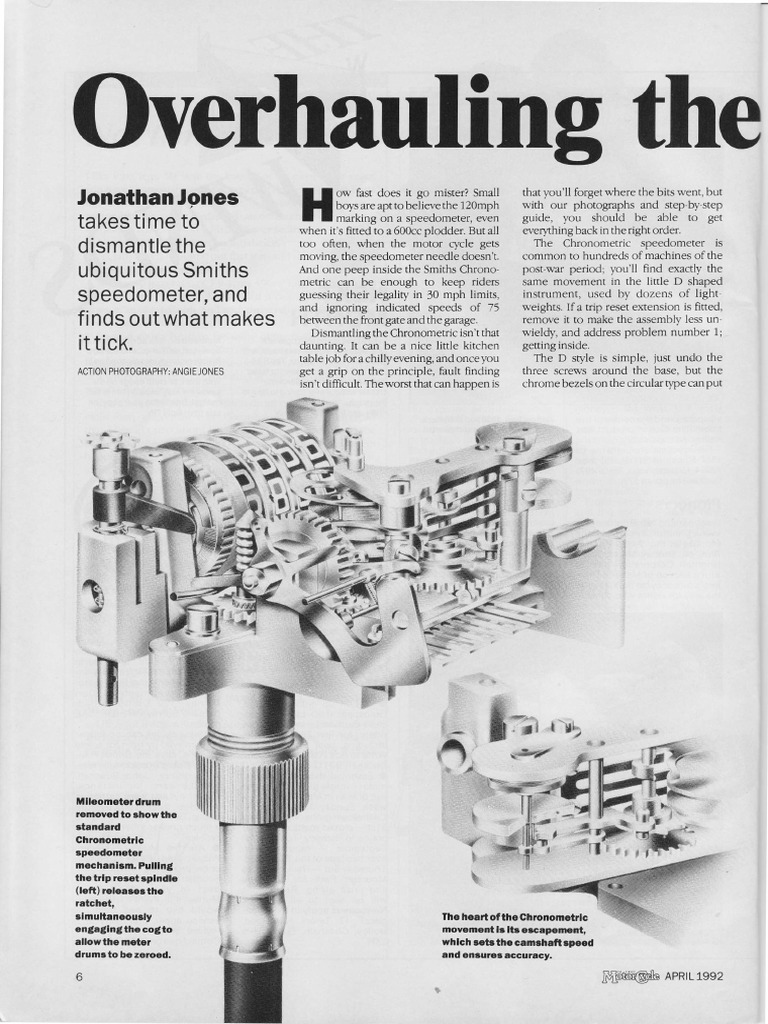 Smith-Jaeger - Chronometric Overhaul | PDF | Screw | Clutch