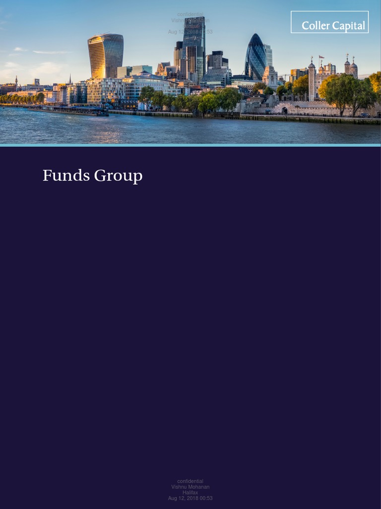 Coller Capital - Funds Group | PDF | Private Equity | Investor