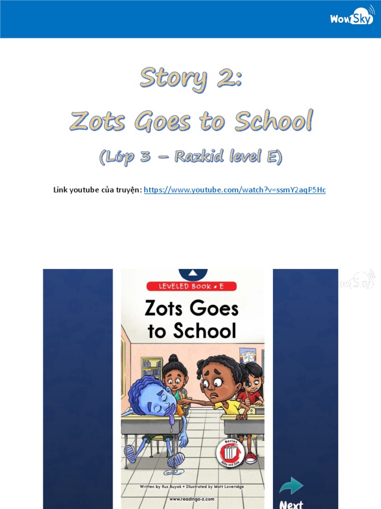 Zots Goes To School | PDF