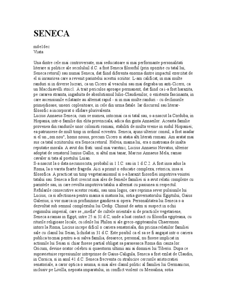 SENECA | PDF