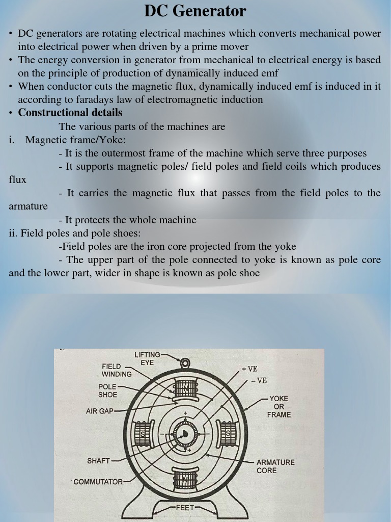 DC Generator | PDF | Electromagnetic Induction | Electric Generator