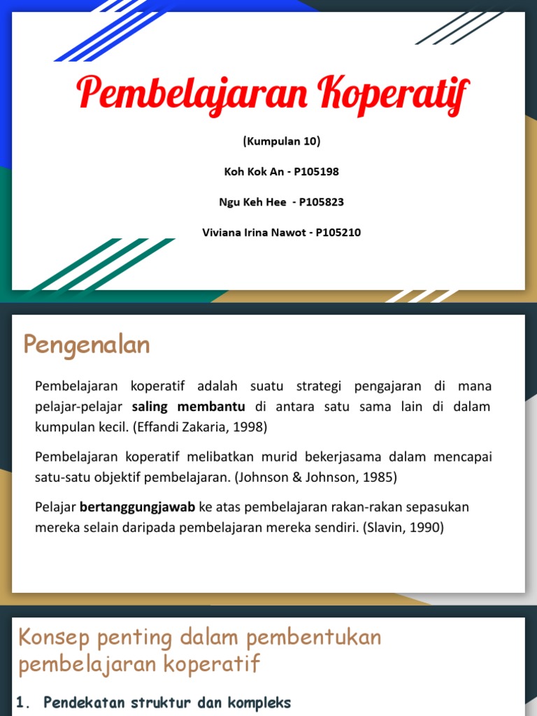 Pembelajaran Koperatif | PDF