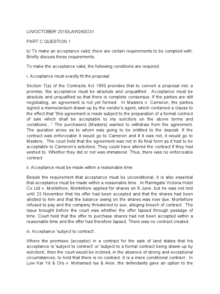 Sample Answer LAW | PDF | Pharmacy | Common Law