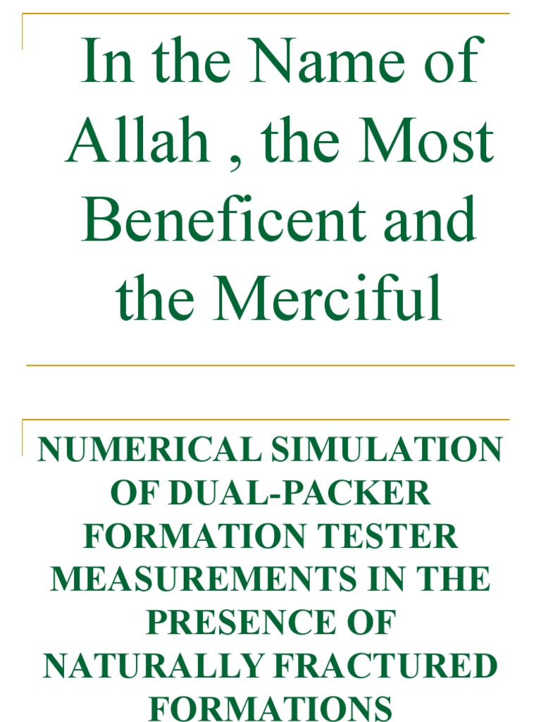 Dual Packer Formation Tester | PDF | Permeability (Earth Sciences ...