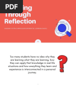 Written Reflection Kolbs Model Template | PDF | Experience | Thought