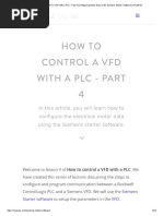 Motor Speed Control Using VFD and PLC Programming - Ladder Logic | PDF ...