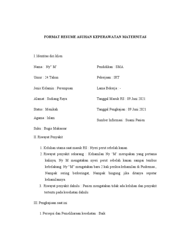 Resume Kasus Anc | PDF