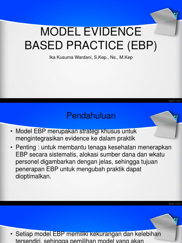 Model Evidence Based Practice (Ebp) | PDF