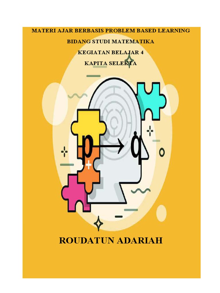 Materi Ajar Berbasis Problem Based Learning | PDF