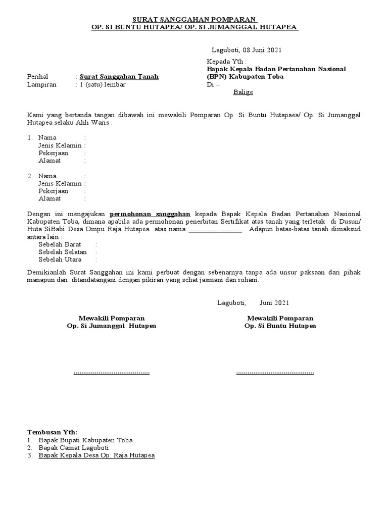 Surat Penebusan | PDF