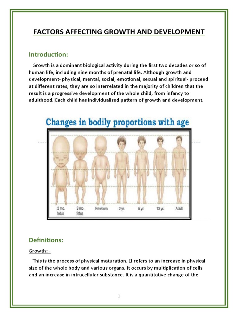 Factors Affecting Growth and Development | PDF | Hormone | Developmental Biology